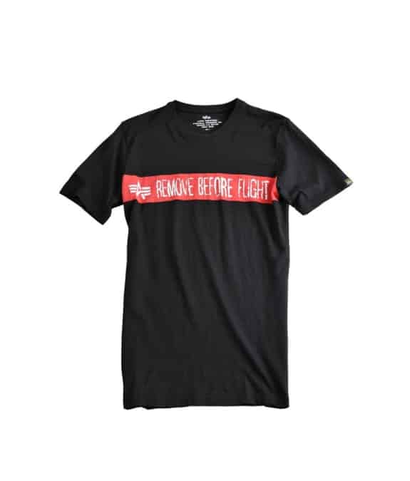 Alpha Industries T-Shirt RBF T Black - Bomber Jackets
