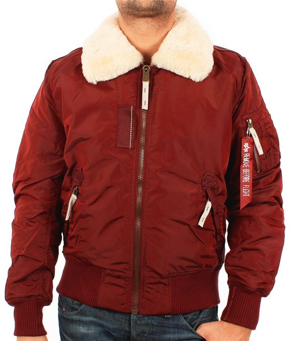 Alpha Industries Injector Red - Bomber Jackets