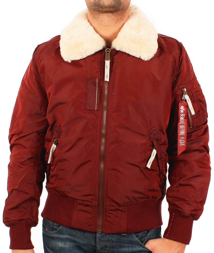 Alpha Industries Injector Red - Bomber Jackets